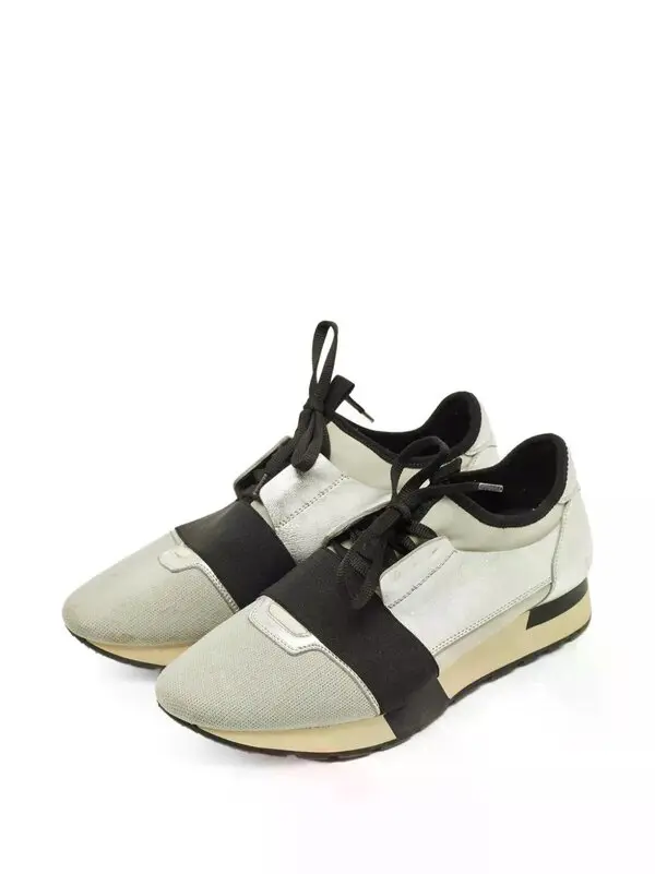 Balenciaga Race Runner Sneakers - Silver