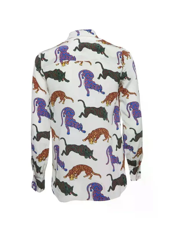 Stella McCartney Silk Cat-print Shirt