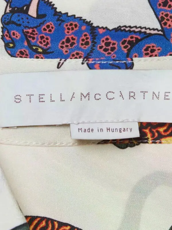 Stella McCartney Silk Cat-print Shirt