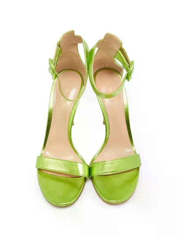 GIANVITO ROSSI Portofino Ankle Strap Heeled Sandals
