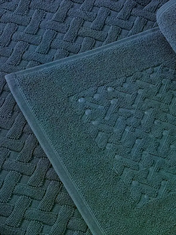 CU I SEEYOU Basket-weave Bath Mat