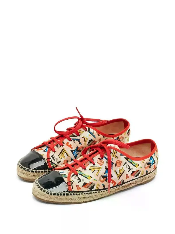 Fendi Junia Patent-trim Sneakers