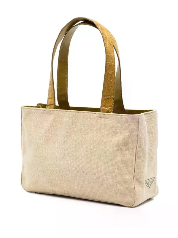 Prada Canvas Tote Bag