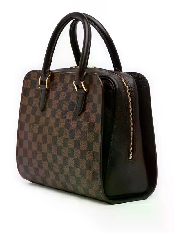 LOUIS VUITTON Damier Ebene Triana Handbag - Brown