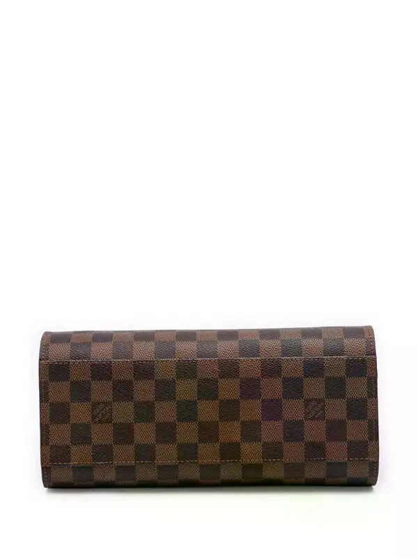 LOUIS VUITTON Damier Ebene Triana Handbag - Brown