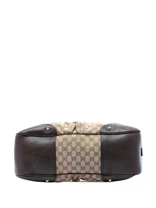 Gucci Gg Canvas Jockey Boston Bag