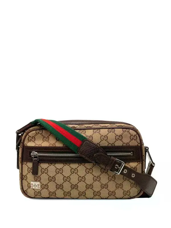 Gucci Gg Canvas Web Pop Shoulder Bag