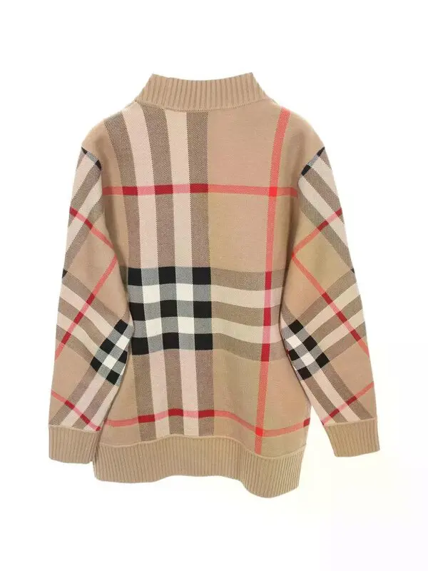 Burberry Nova Check Jacquard Cardigan