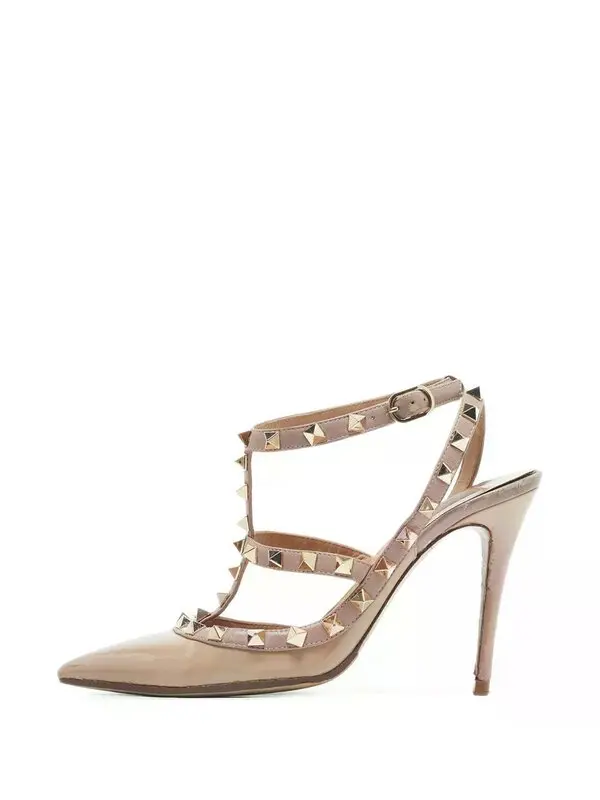 Valentino Garavani Rockstud Caged Pumps - Neutrals