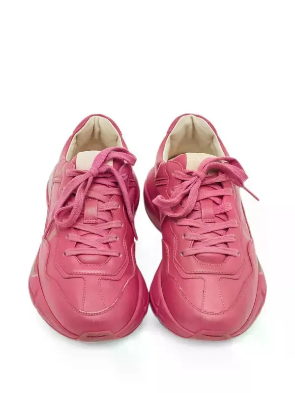 Gucci Rhyton Logo-print Leather Sneakers