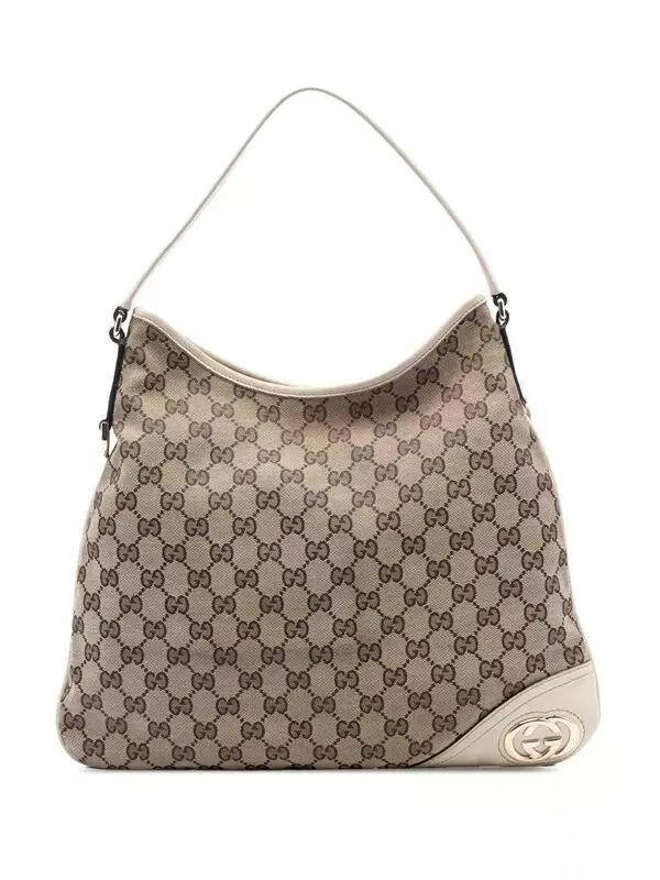 Gucci Gg Canvas New Britt Hobo Bag
