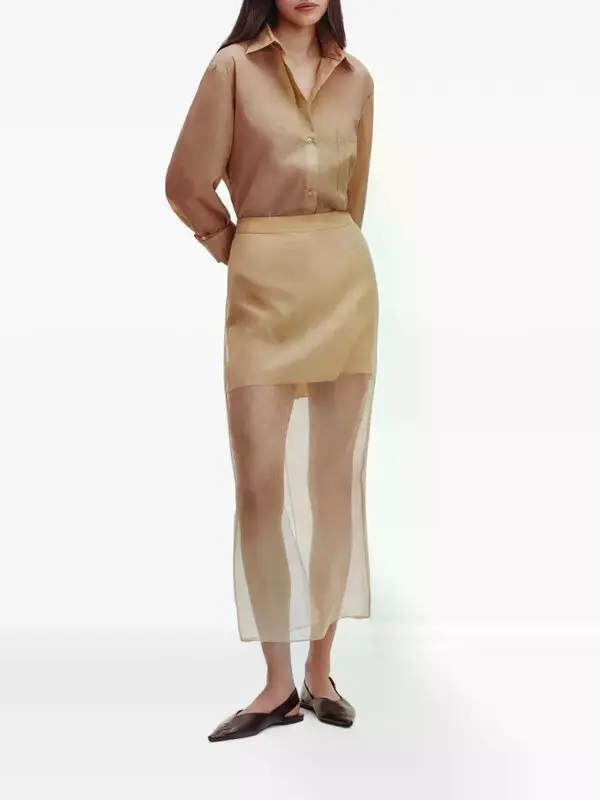 TWP Sheer Button-up Shirt