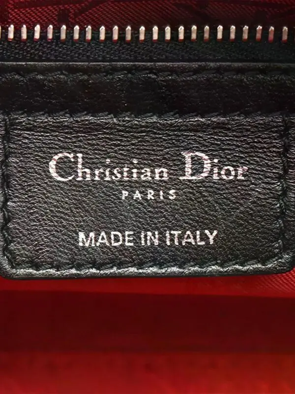 Dior Lambskin Lady Satchel - Black