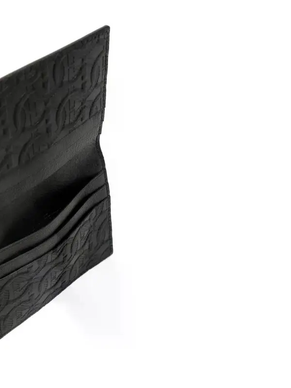 FERRAGAMO Gancini Leather Card Holder