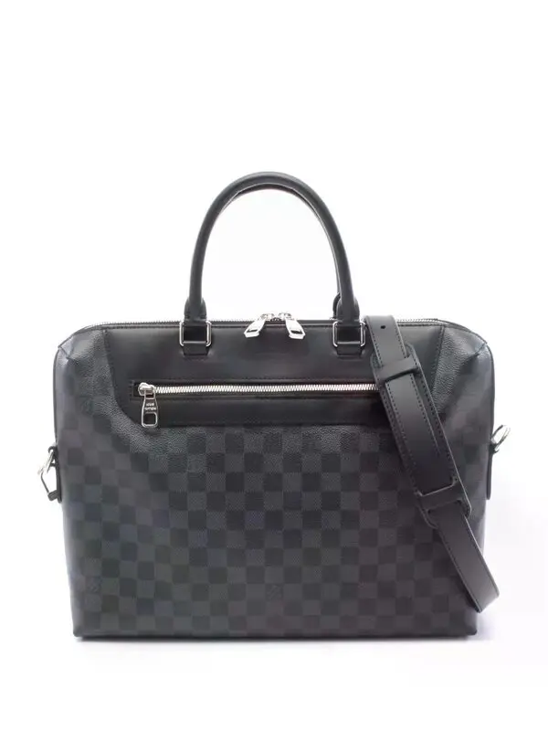 LOUIS VUITTON Damier Graphite Porte Documents Jour Business Bag