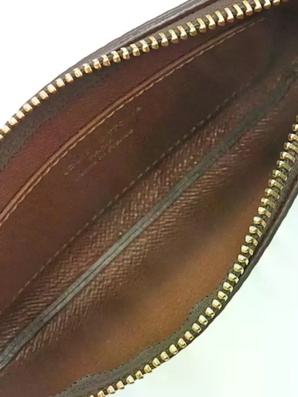 LOUIS VUITTON Monogram Pochette Cles Coin Pouch