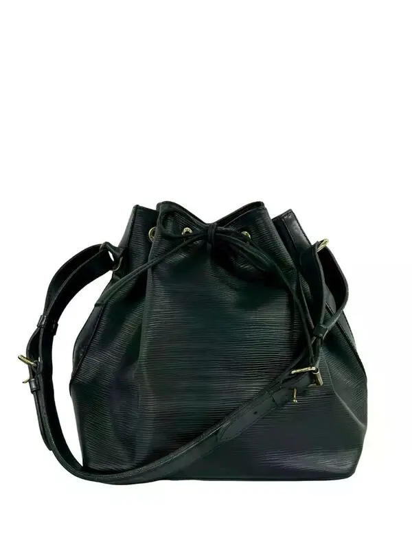LOUIS VUITTON 1992 Epi Petit Noe Bucket Bag - Black