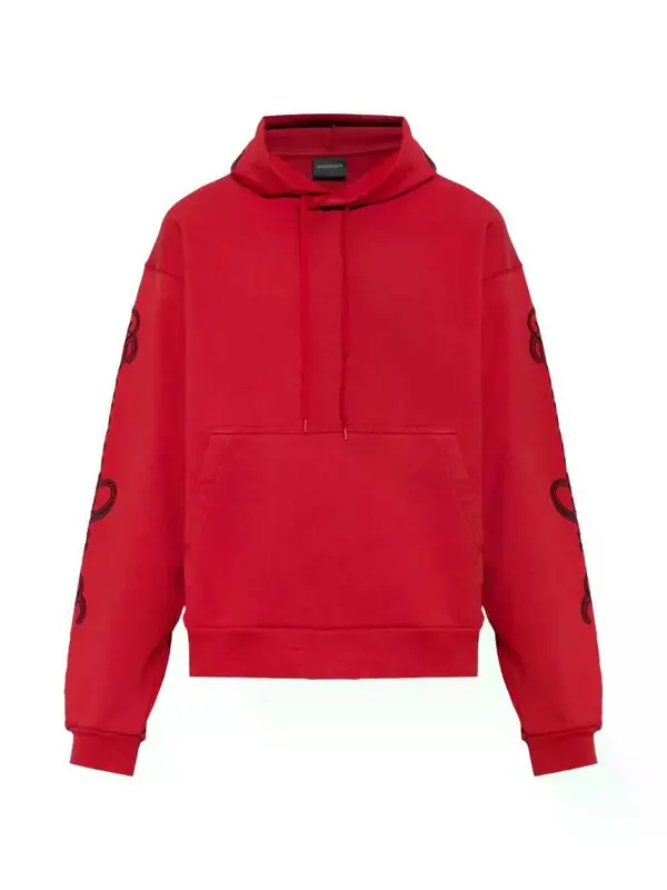 Balenciaga Logo Print Oversized Hoodie