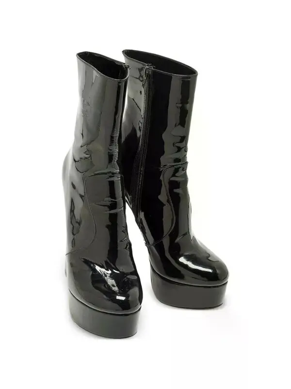 ANDREA WAZEN Leather Ankle Boots