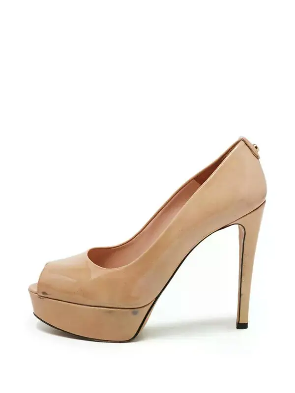 STUART WEITZMAN Patent Peep-toe Pumps