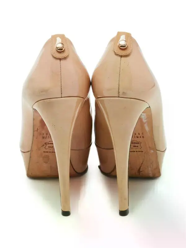 STUART WEITZMAN Patent Peep-toe Pumps