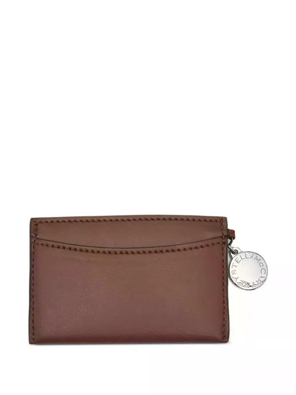 Stella McCartney Logo-charm Card Holder - Brown