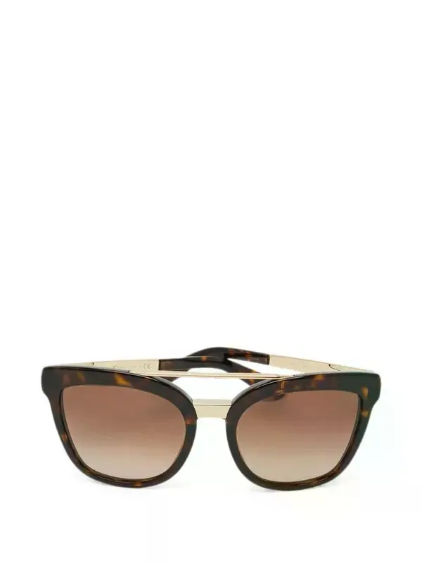 Dolce & Gabbana Butterfly Sunglasses - Brown