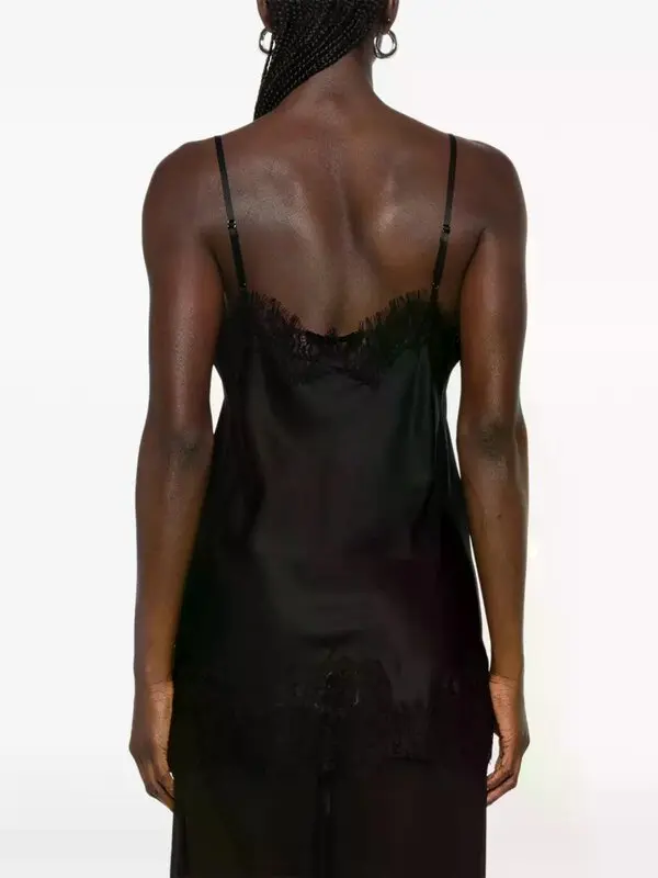 MANSPHIL V-neck Lace-trim Top