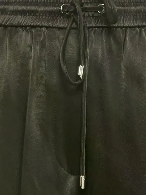BOSS Satin Wide-leg Trousers With Drawstring Waist
