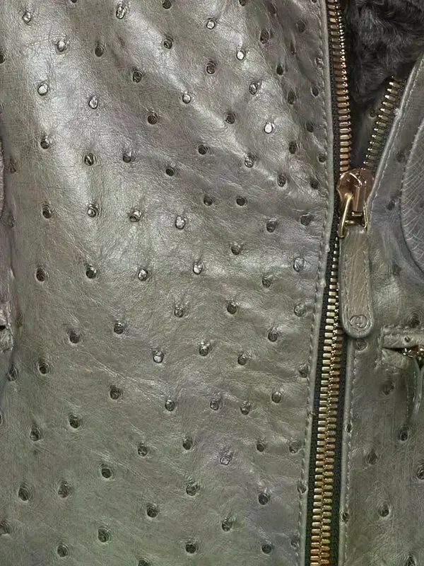 Gucci Belted Fur Collar Jacket