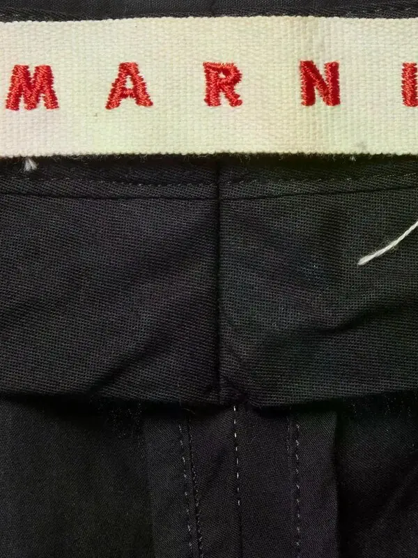 Marni Cotton Slim Fit Trousers