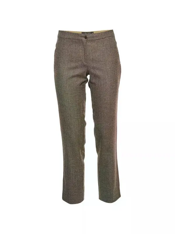 Etro Houndstooth Cropped Trousers