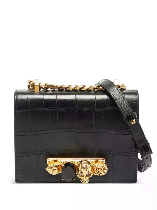 Alexander McQueen Jewelled Leather Mini Bag