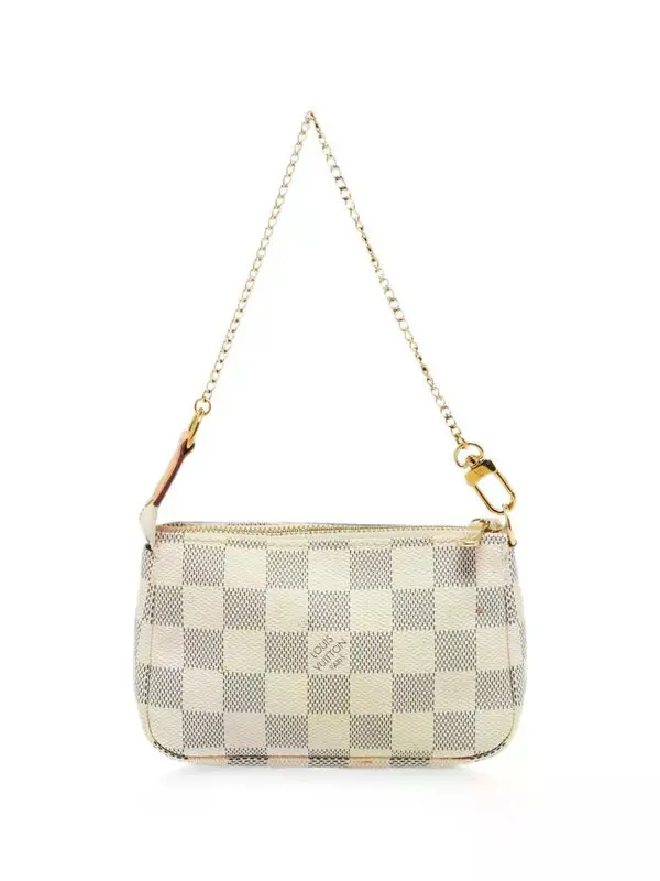 LOUIS VUITTON Mini Damier Azur Canvas Tote Bag