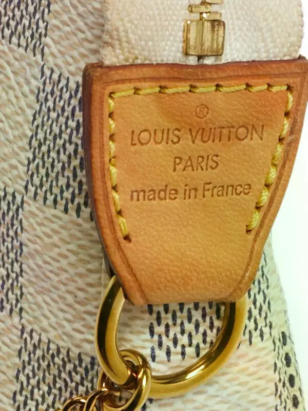 LOUIS VUITTON Mini Damier Azur Canvas Tote Bag