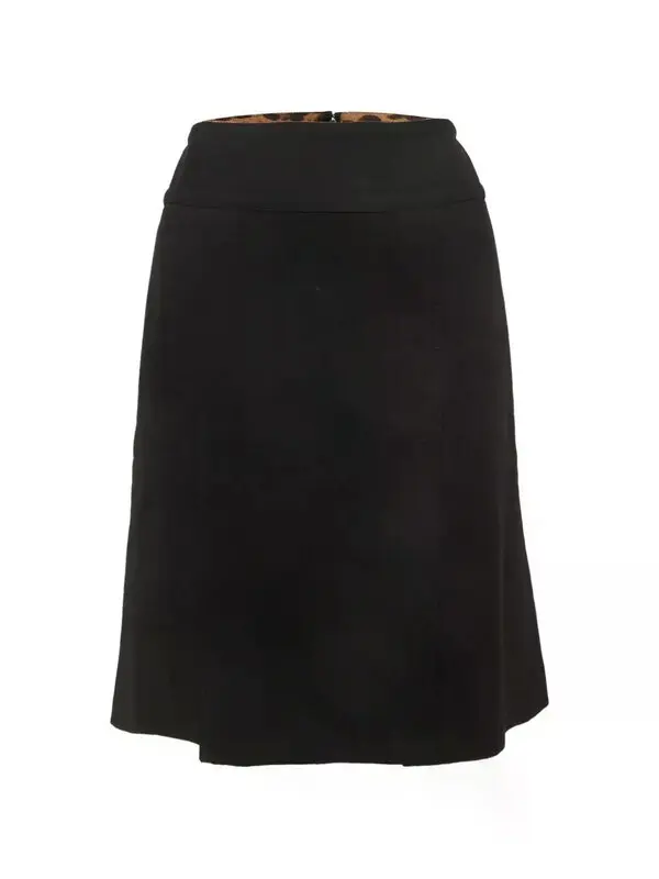 Dolce & Gabbana Wool Pencil Mini Skirt