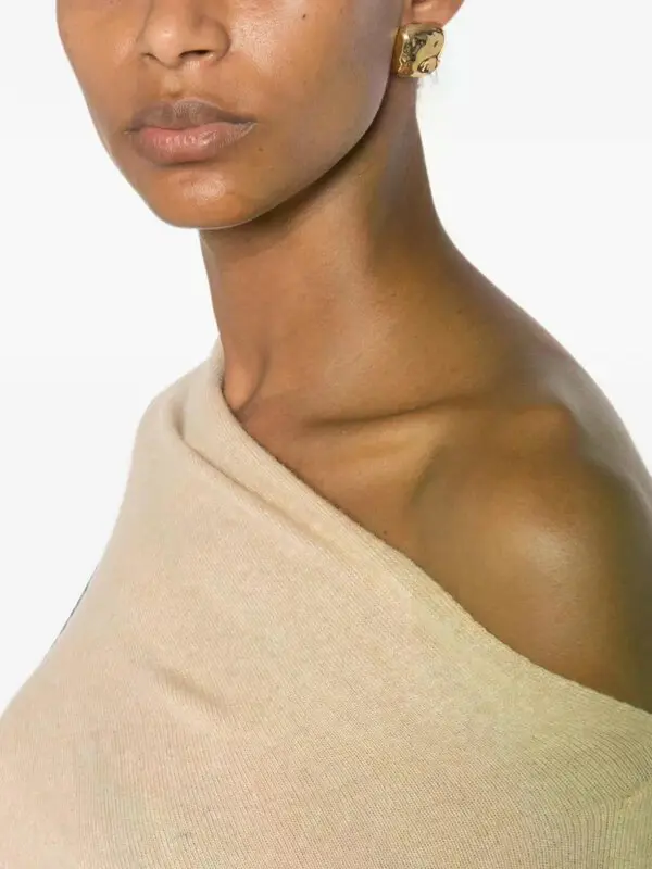 SERGIO MORETTI FIRENZE Asymmetric Neck Poncho