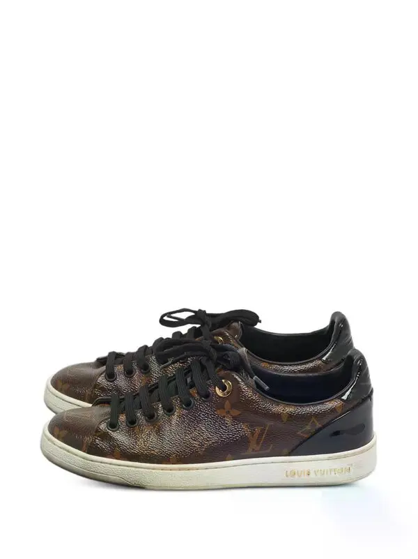 LOUIS VUITTON Monogram Canvas Front Row Sneakers