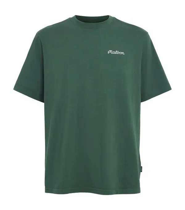 MALBON Cotton Bermuda Baldwin T-shirt - Green