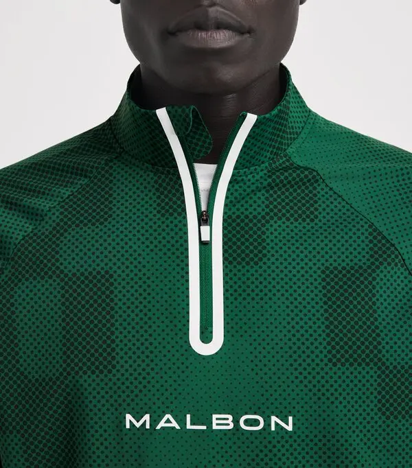 MALBON Performance Mesh Quarter-zip Mid-layer