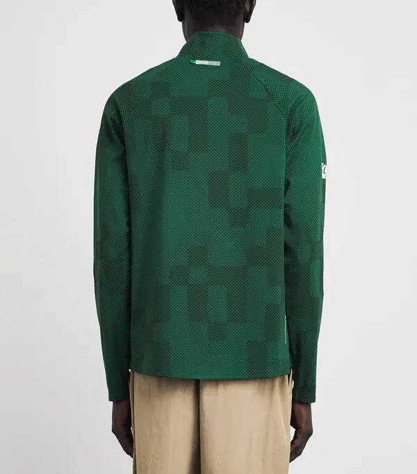 MALBON Performance Mesh Quarter-zip Mid-layer