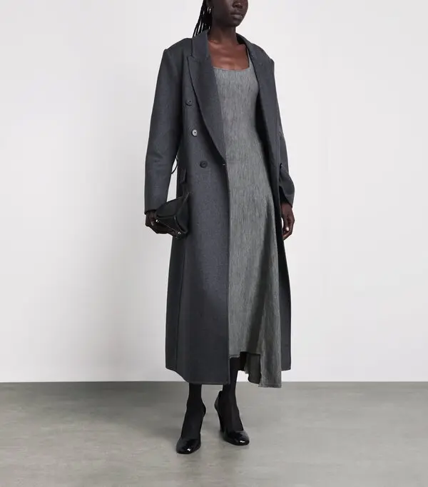 Khaite Merino Wool Seberg Midi Dress
