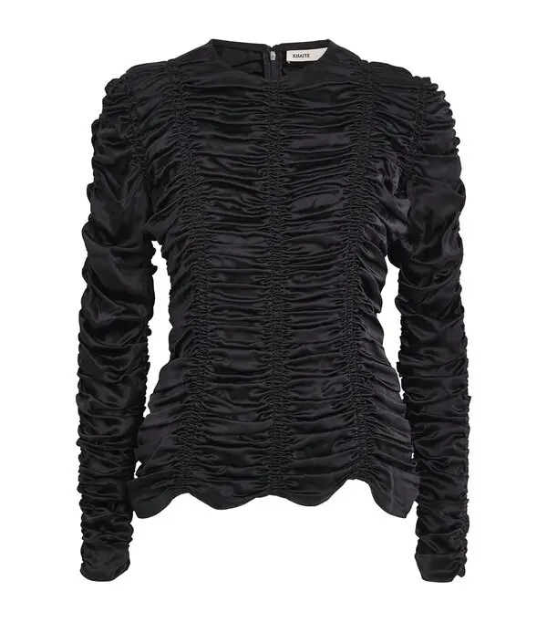 Khaite Silk Charmeuse Rory Blouse