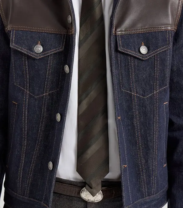 Brunello Cucinelli Silk Geometric Tie