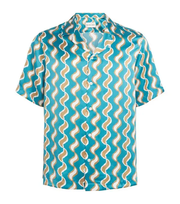 Frescobol Carioca Silk Printed Roberto Shirt