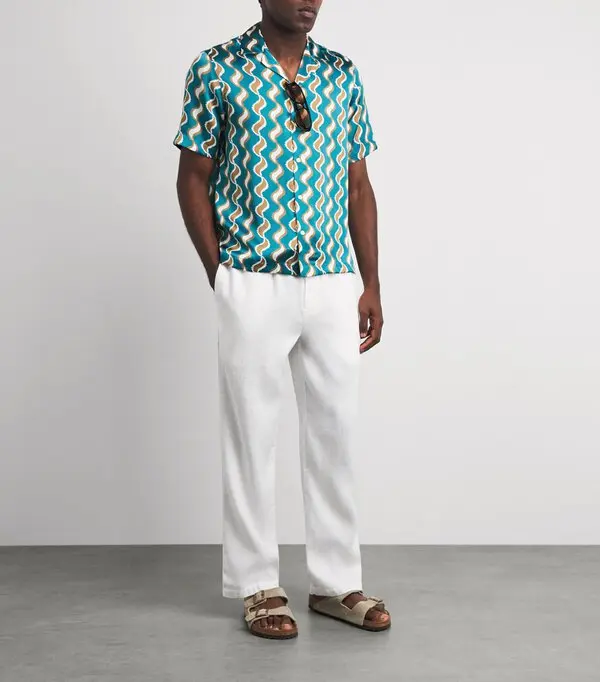 Frescobol Carioca Silk Printed Roberto Shirt