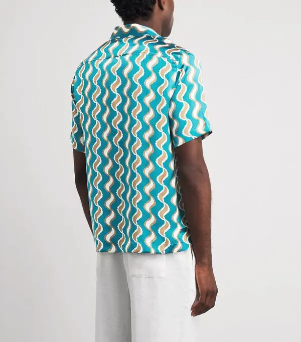 Frescobol Carioca Silk Printed Roberto Shirt