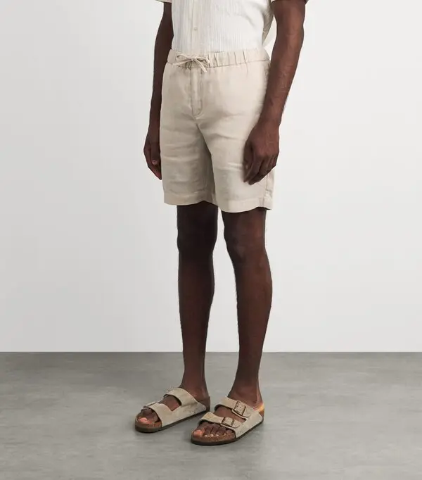 Frescobol Carioca Felipe Linen-cotton Shorts