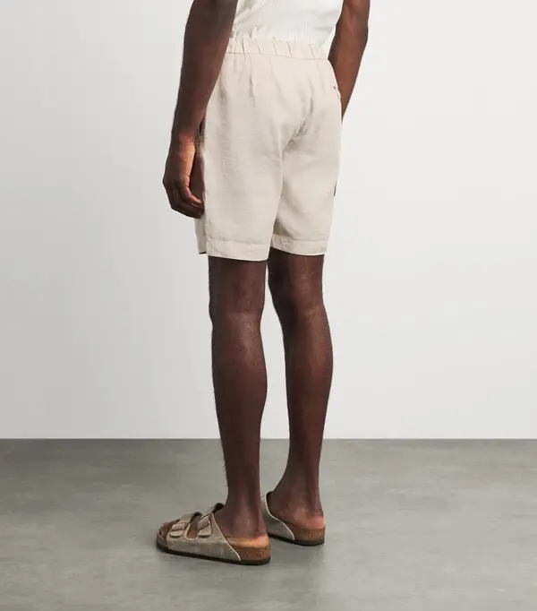 Frescobol Carioca Felipe Linen-cotton Shorts