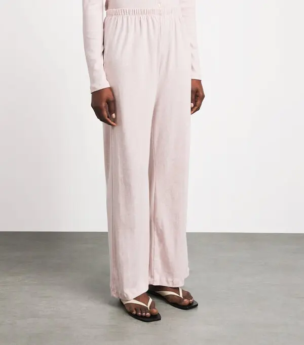 LESET Cotton Nando Relaxed Sweatpants - Pink